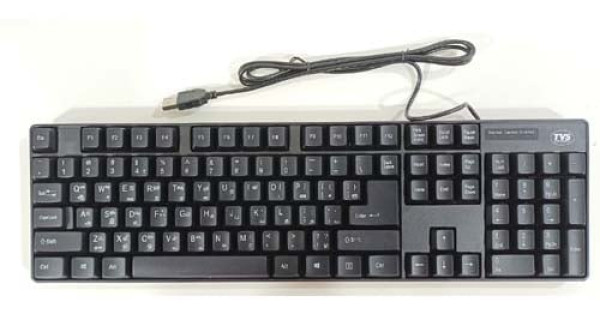 TVS Champ Soft and Reliable USB Keyboard (English and Tamil)